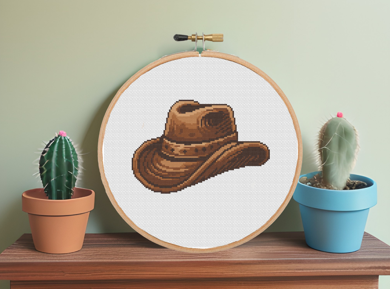 Cowboy Hat cross stitch pattern
